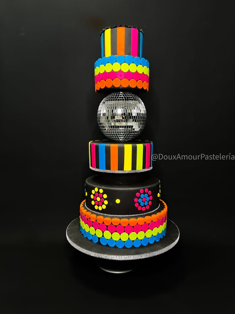Tarta Fiesta Neón - Doux Amour