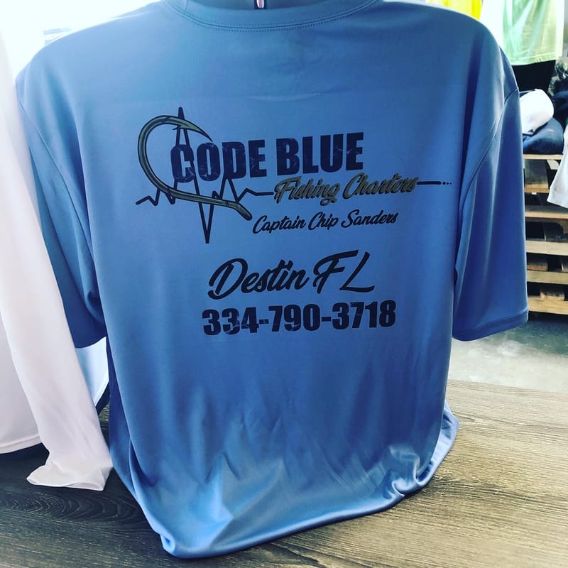 Long Sleeve Dry-Fit - Code Blue Fishing Charters