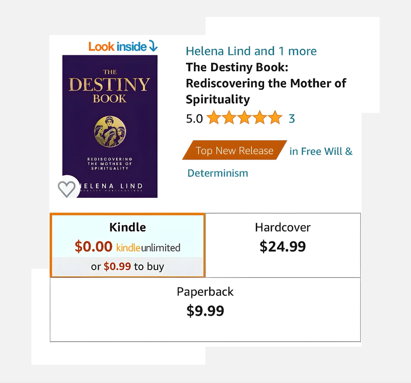 Helena Lind - author & creator of The Destiny Book & Destinosophy
