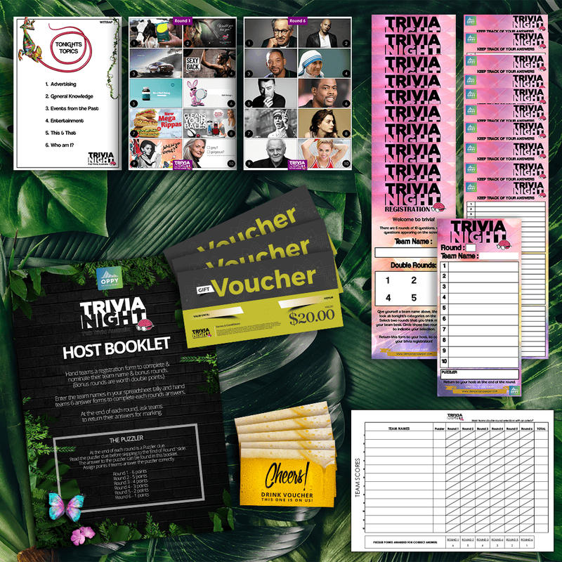 PAPER BASED TRIVIA GAMES - Pub Trivia Australia