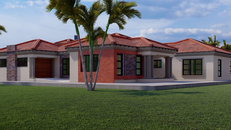 SA-0049 Non-Approval 4 bedroom house - SITHAGU ARCHITECTS