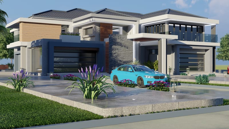 SA-0033 5-BEDROOM Rural Area Non approval - SITHAGU ARCHITECTS