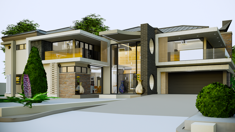 SA-0049 Non-Approval 4 bedroom house - SITHAGU ARCHITECTS