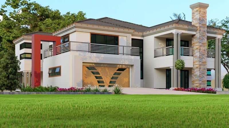 5 bedroom double storey - SITHAGU ARCHITECTS