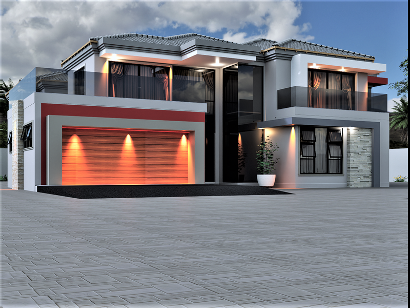 5 bedroom double storey - SITHAGU ARCHITECTS