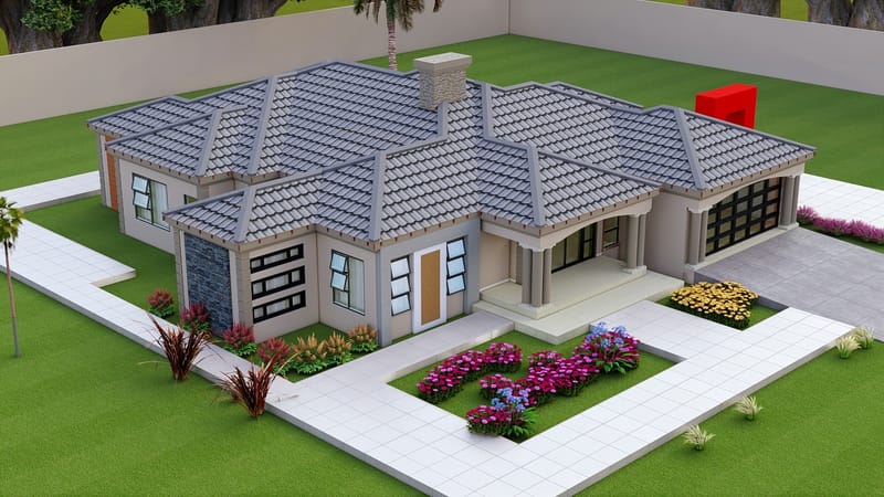 4 bedrooms - SITHAGU ARCHITECTS