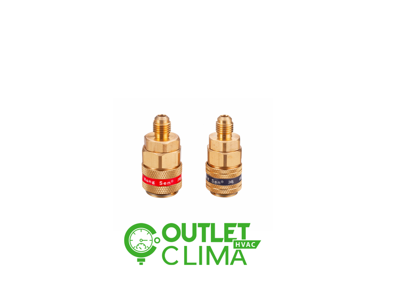 Kit Conexion RApida carga refrigerante R-134A para vehiculos alta y ba