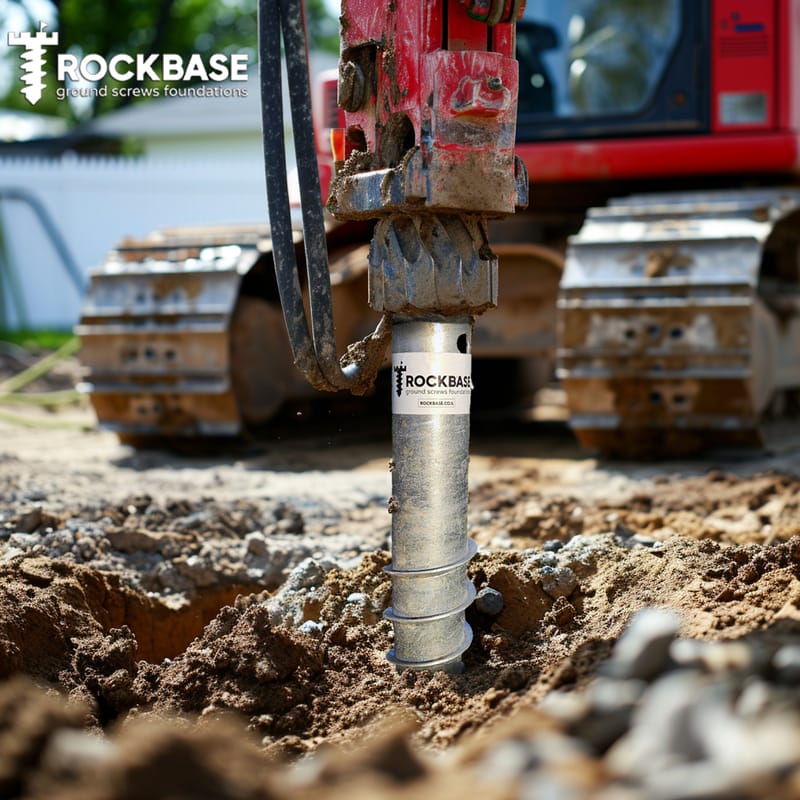 ביסוס מתקדם - ברגי הקרקע של ROCKBASE