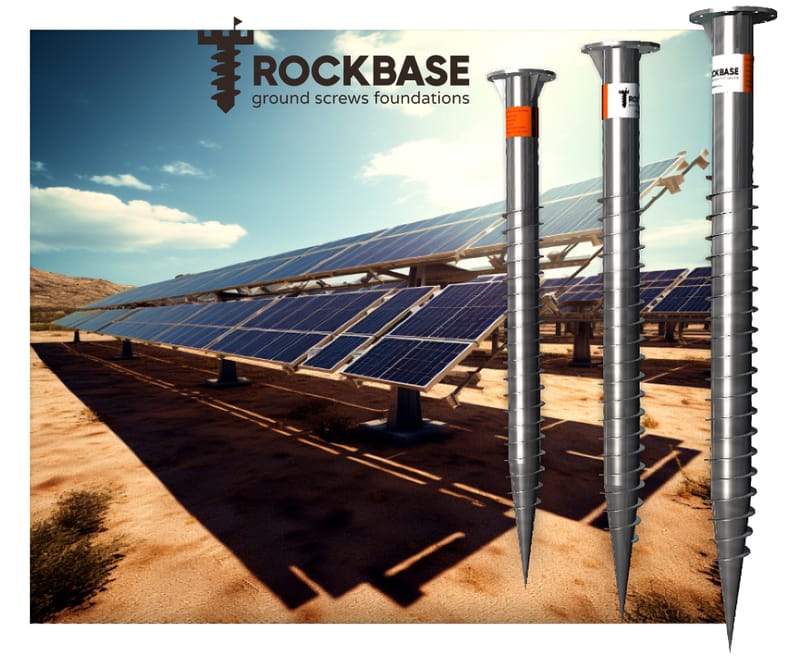 ביסוס מתקדם - ברגי הקרקע של ROCKBASE