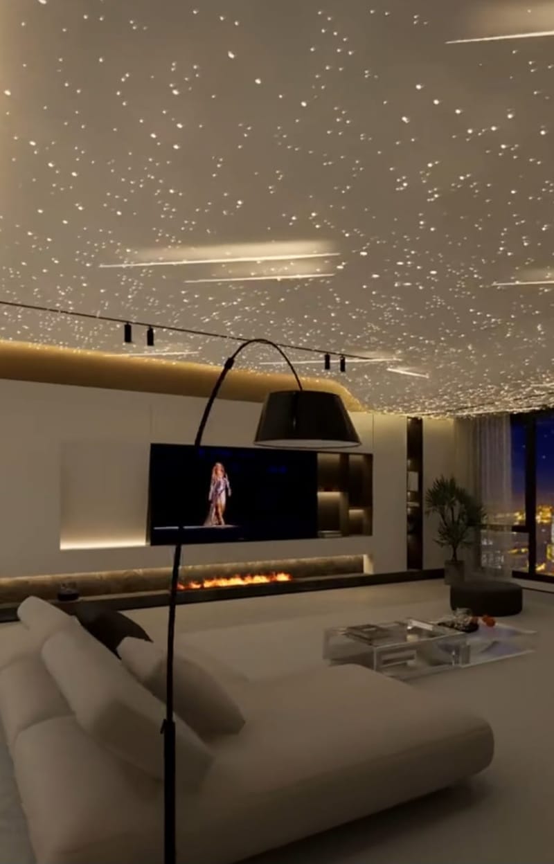 Kit fibra optica 32W LED RGB pentru tavane - One Electric Light