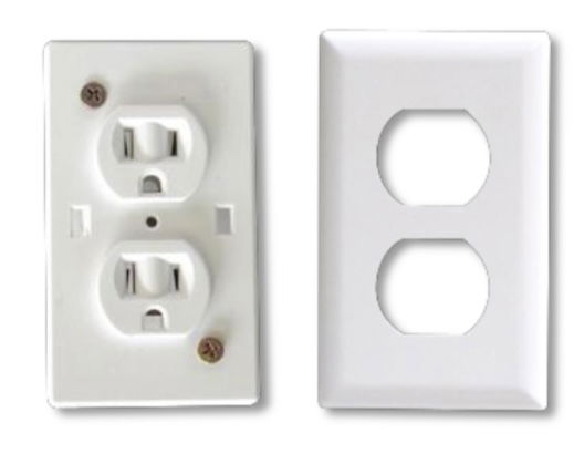 Self-Contained Receptacle, White - Harbro Supply