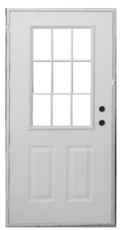 34x76 Steel Cottage 9 Lite Out-Swing Exterior Door - Harbro Supply