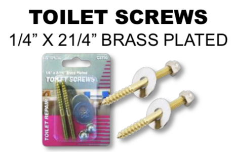 Toilet Screws - Harbro Supply