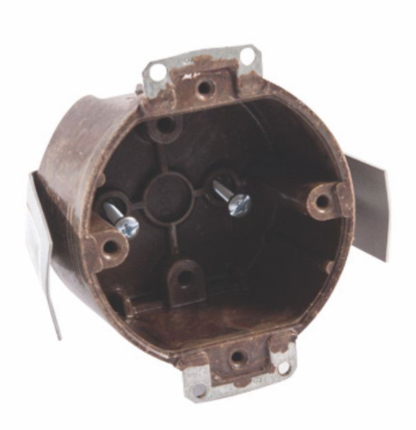 Round Outlet Box with Brackets - Harbro Supply