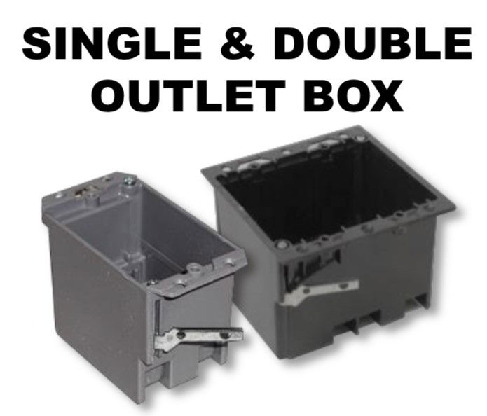 Single Gang Electrical Outlet Wall Box - Harbro Supply