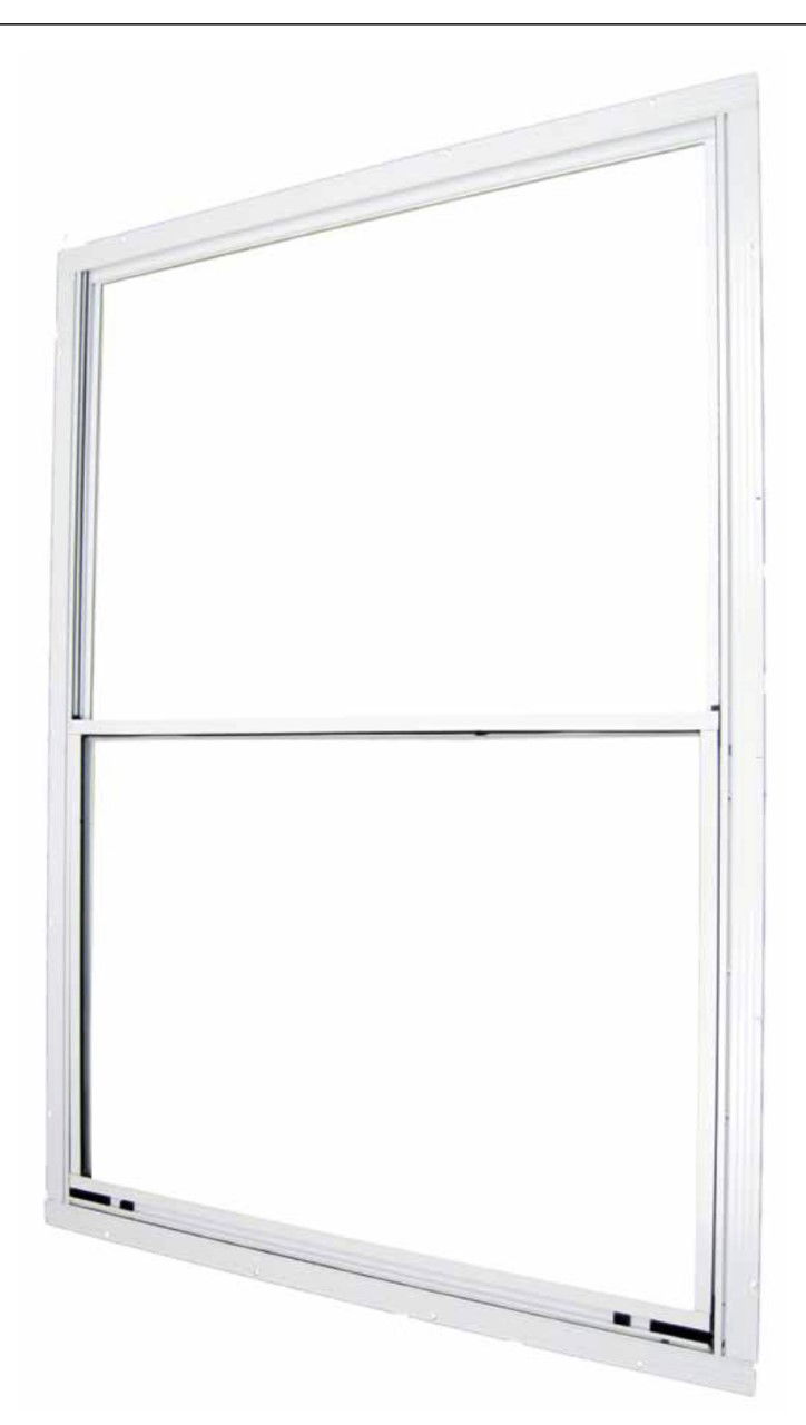 46X40 Self Storing Storm Window White (Inner) - Harbro Supply