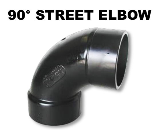 3" Street Elbow, 90 Degree - Harbro Supply