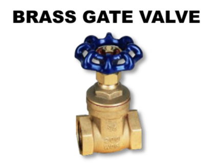 3/4" Brass Gate Valve - Harbro Supply
