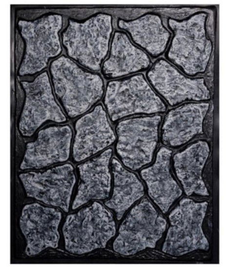 32" X 5' Rock Panel Underpinning (Gray on Black) - Harbro Supply