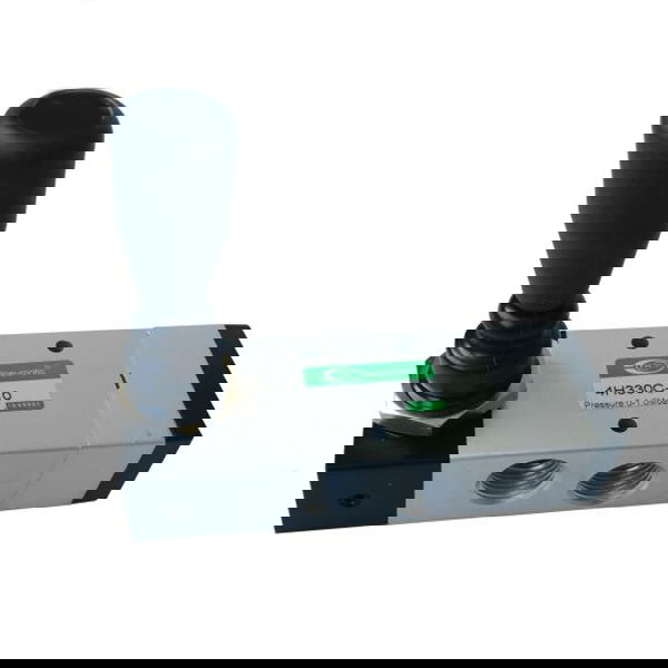 Válvula neumática manual 5/3 vías centro cerrado G1/8"