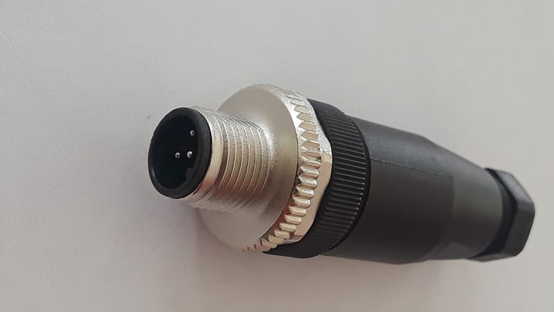 Conector DIN M12 macho 5-polos Cod.A