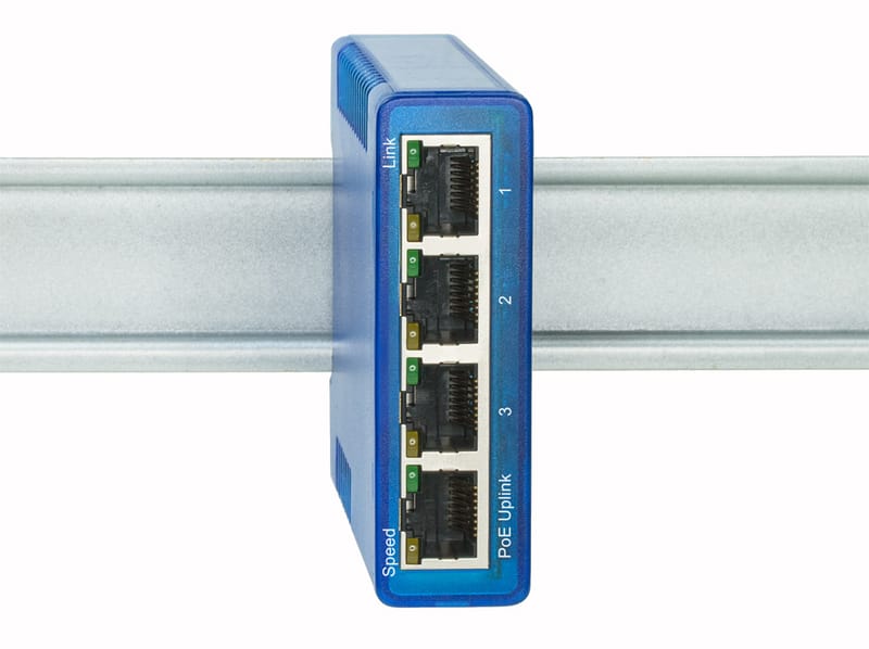 Ethernet Switch industrial de 4 puertos