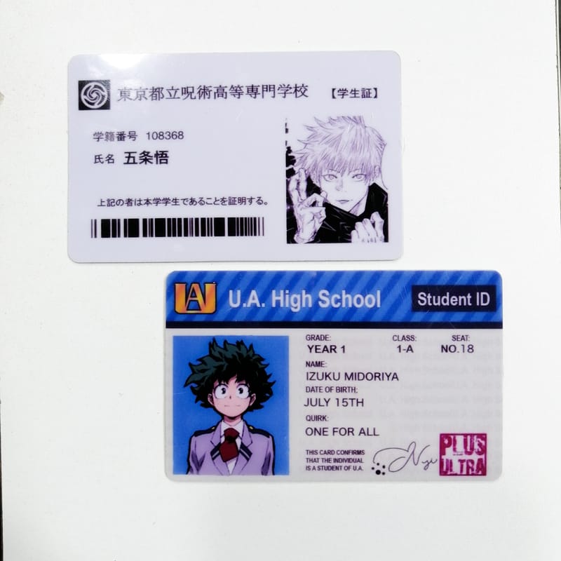 ID Characters Anime Cards - Asia Store