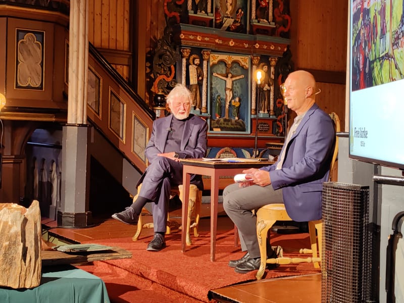 Nils Fiske i samtale med Ole Kristian Gundersen - Frei kirkested