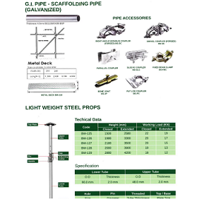 scaffolding -CIDB / BS / EN standard