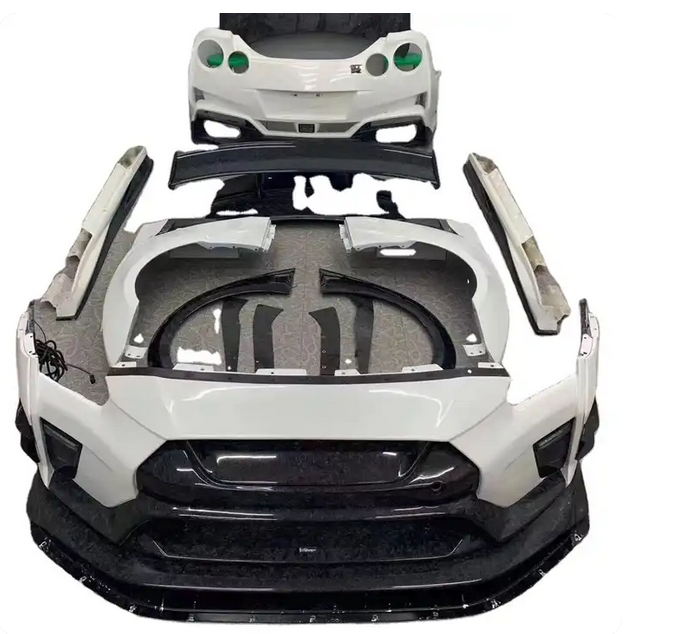 Nissan GTR R35 Body kit GTR R35 Upgrade the VARI style Carbon Fiber ...