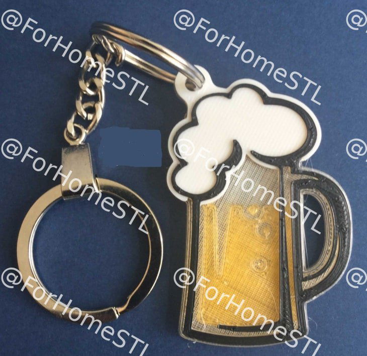 beer Keychain - LTA Impresiones 3d