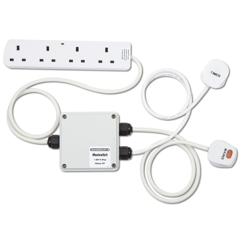 Green Power 8way contactor with timer. - www.cardiffhydro.co.uk