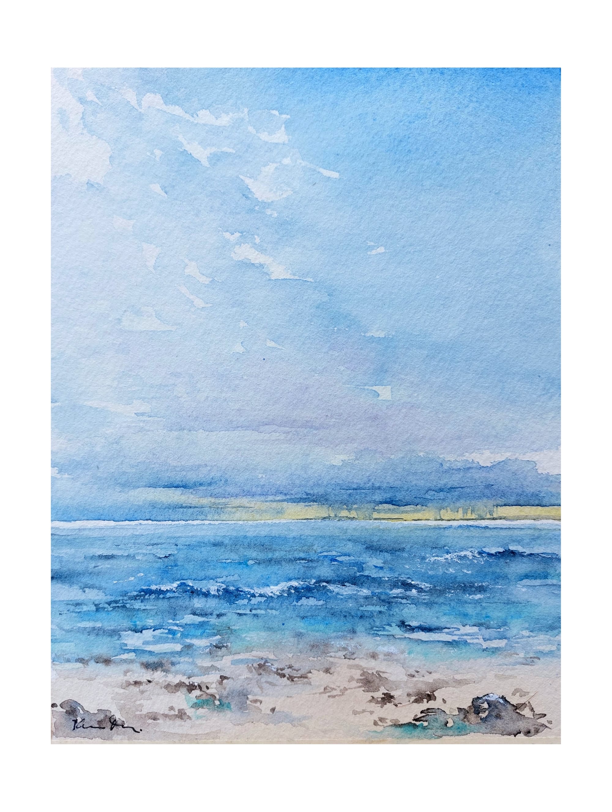 watercolor painting, watercolour, akvarell, aquarell, art