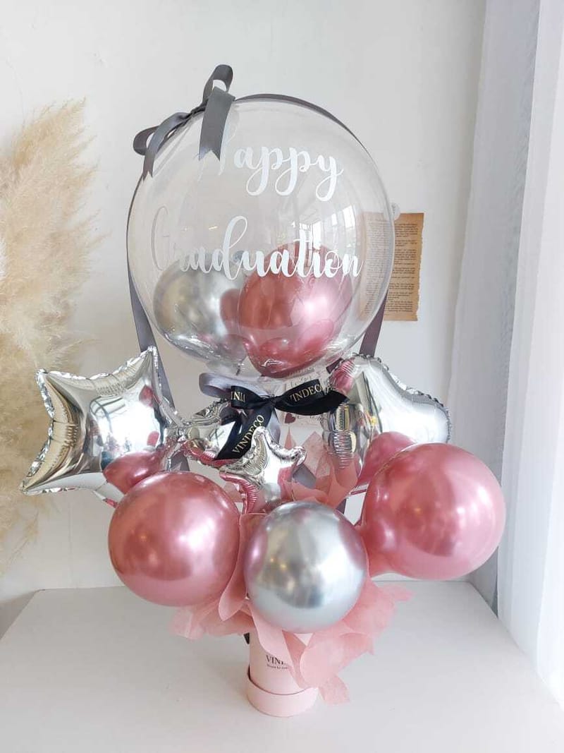 Ballon Bloom box - Vindeco Florist