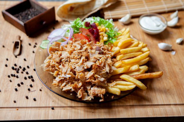 Shaorma farfurie cu pui