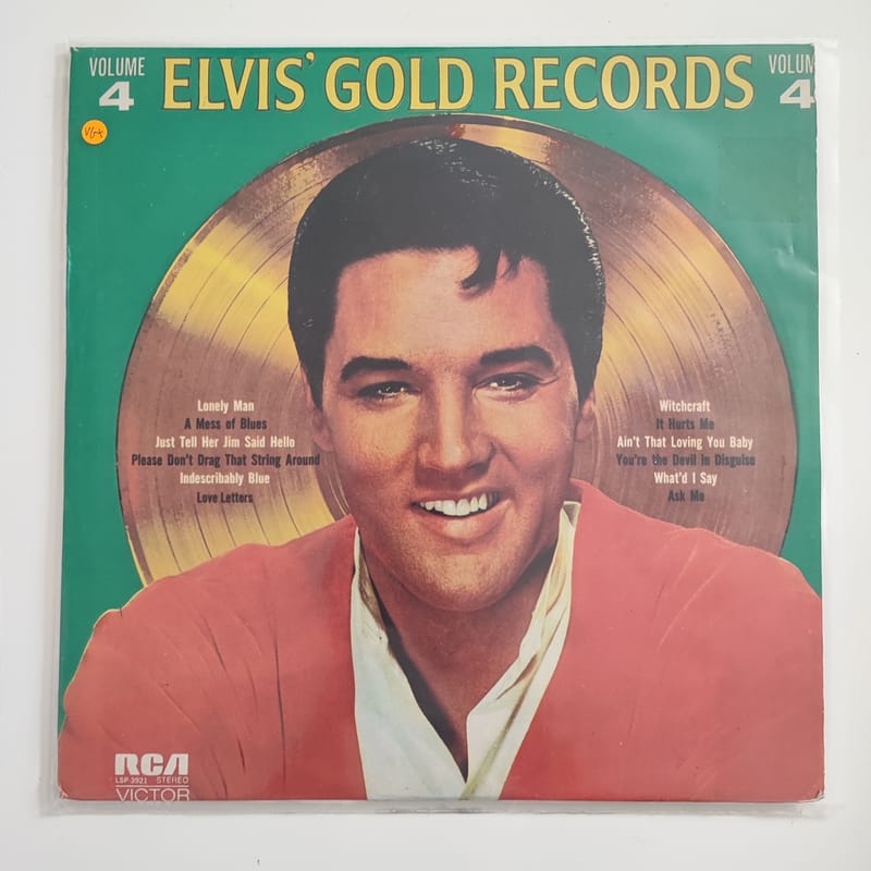 Elvis Presley – Elvis' Gold Records - Volume 4 - אלוויס פרסלי - תקליט
