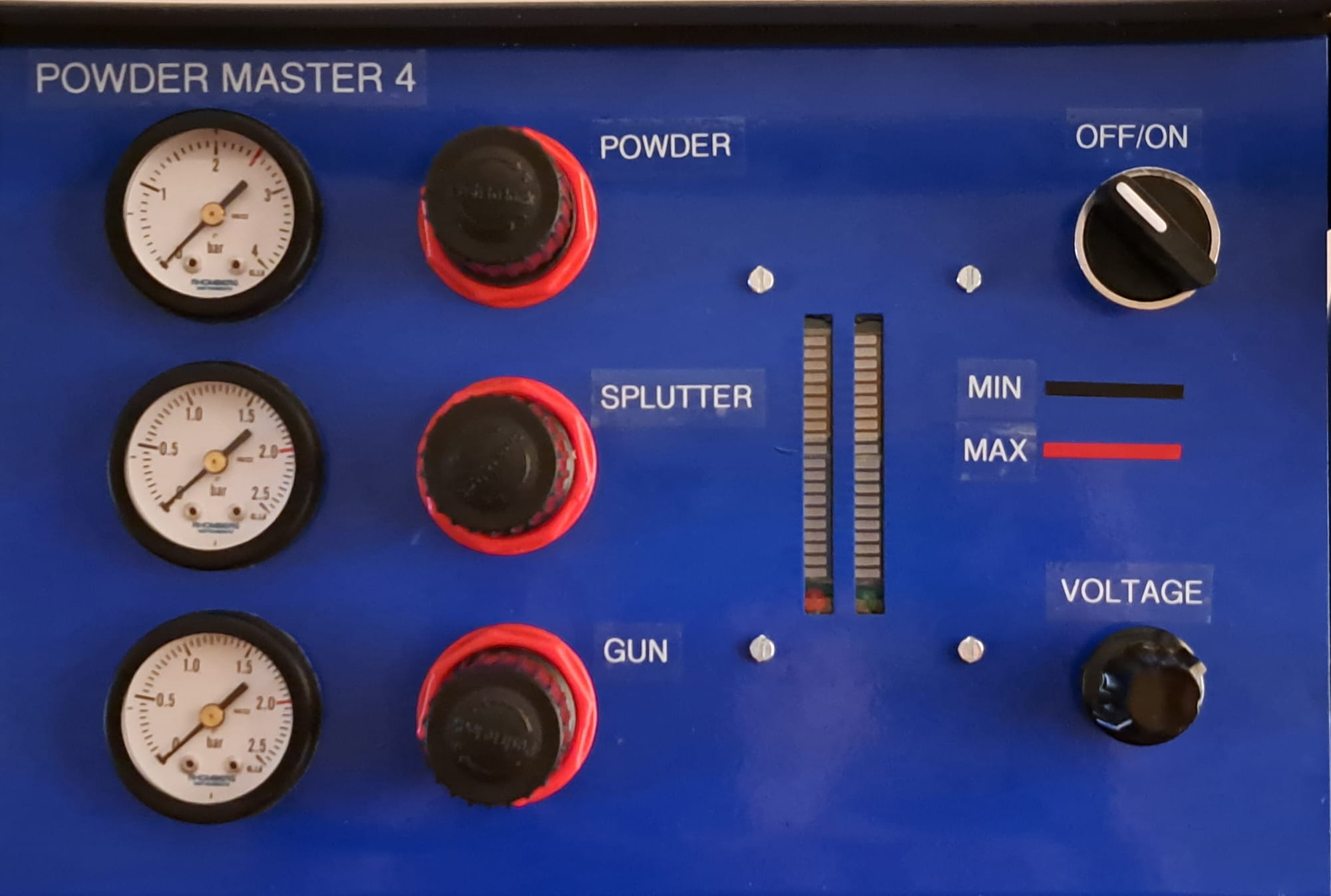 Powder coating connection - POWDER MASTER RANGE