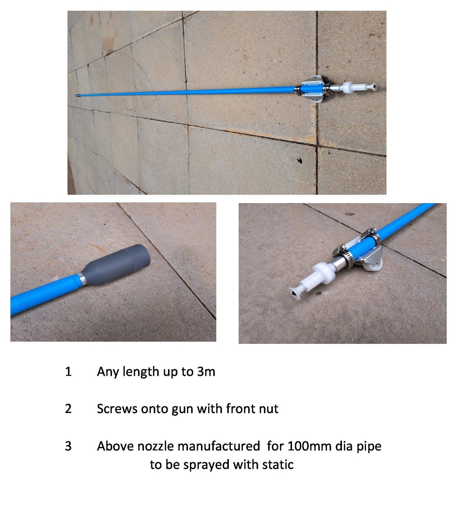 Powder coating connection - POWDER MASTER RANGE