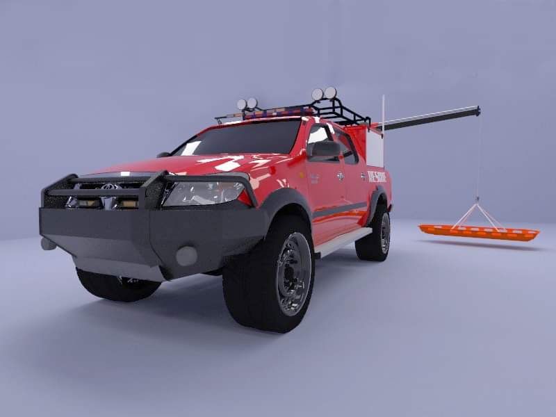 Rescue Pickup w Lift - T3CKGROUP - TG GLOBAL TRADE OPC