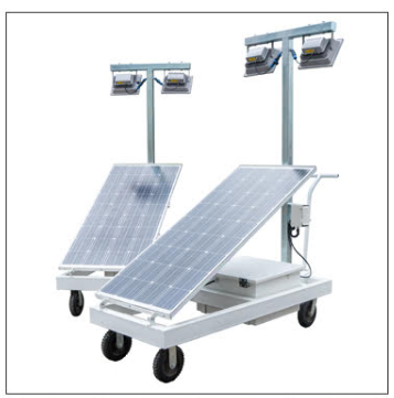 Mini Portable Dolly Mounted Mobile Solar Light Tower - T3CKGROUP - TG ...
