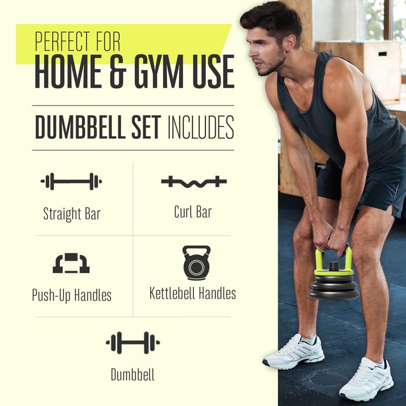 Multifunction Dumbbells set - Bull Fitness