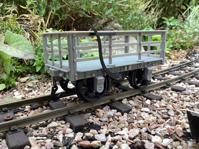 L&NWR 2 Ton Braked Slate wagon Ready to Run - Porterhouse Models