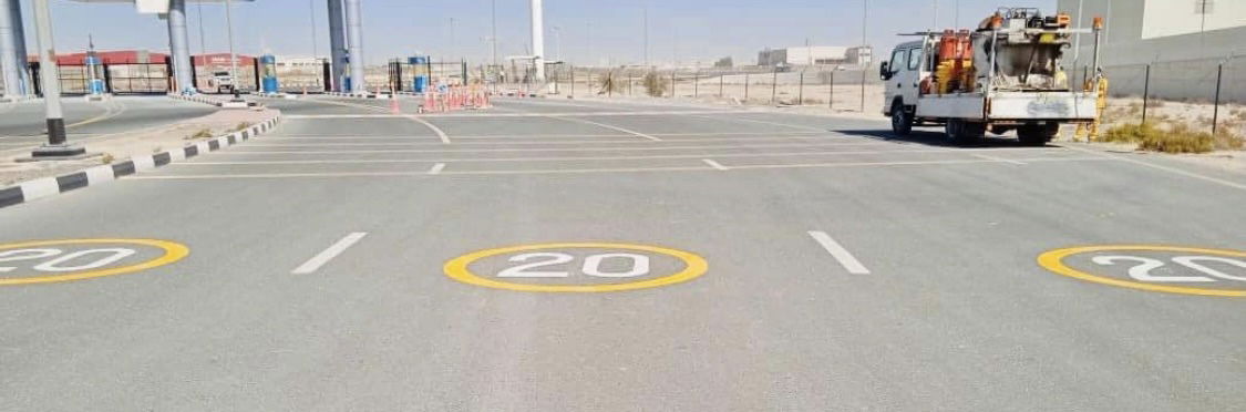 road marking uae