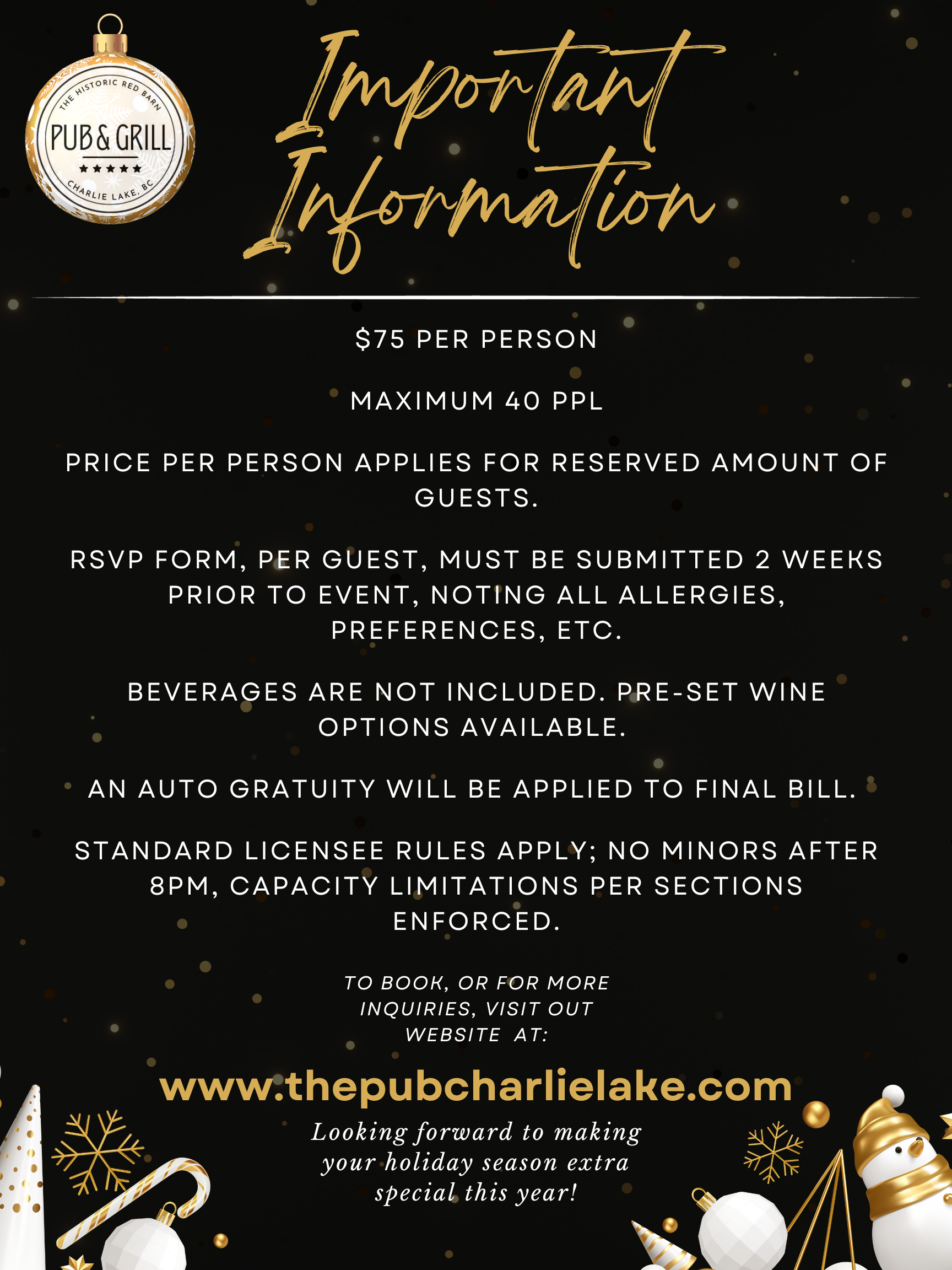 The Historic Red Barn Pub & Grill - A Community HUB, Not just a PUB!