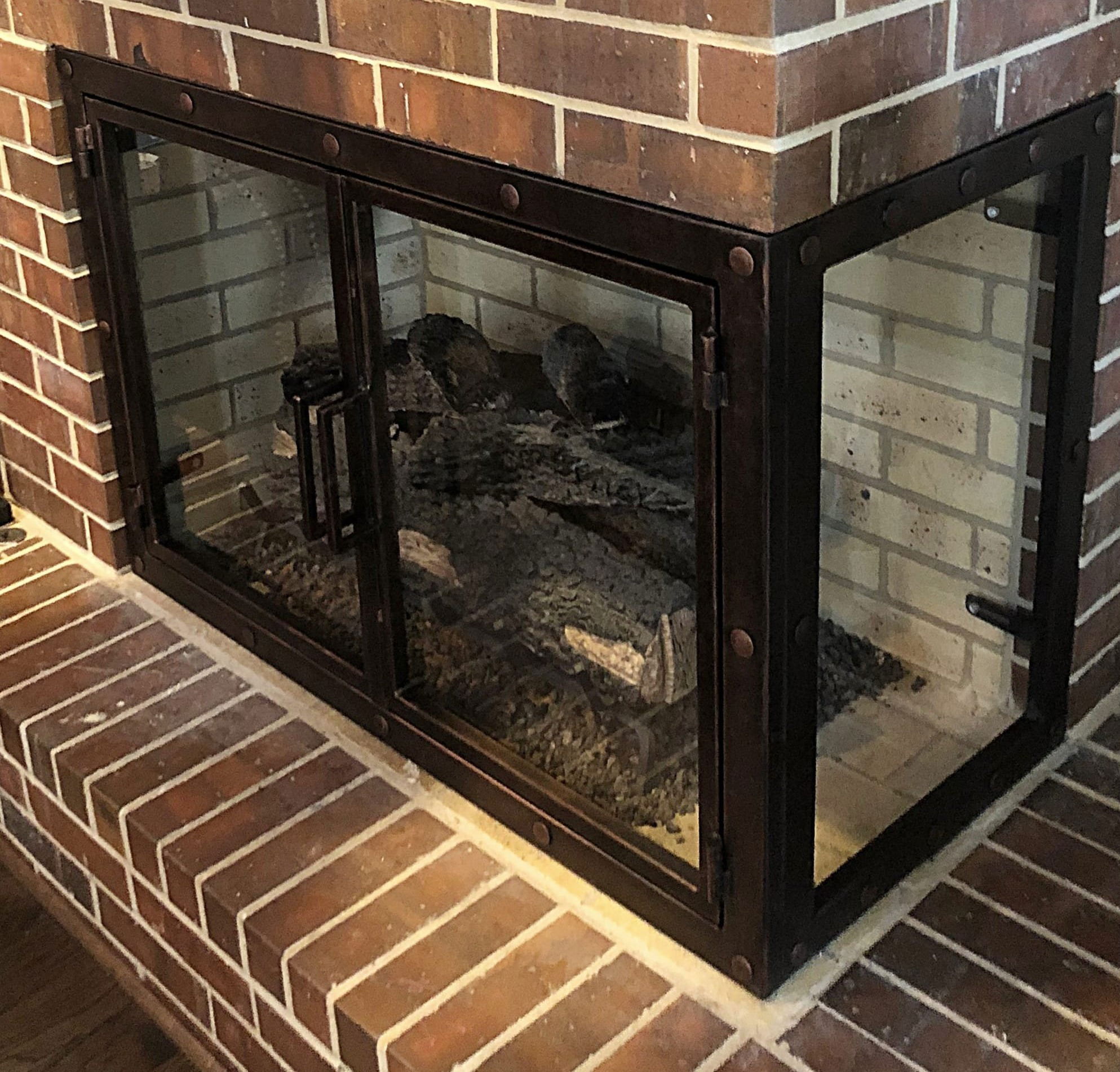 Custom Fireplace Doors. We hand-craft. 3 generations of blacksmiths.