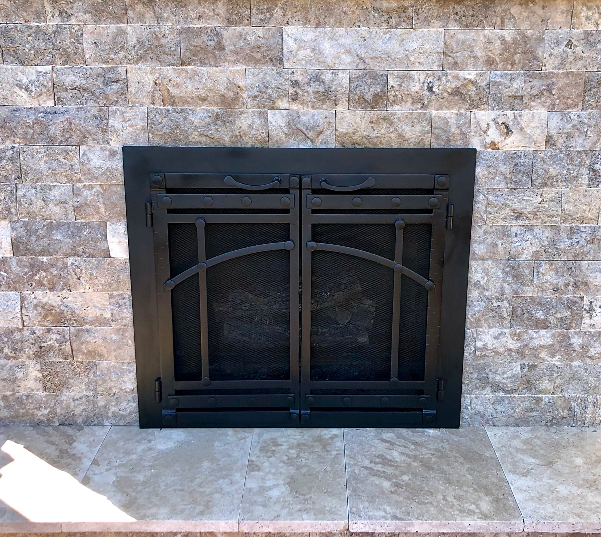 Custom Fireplace Doors. We hand-craft. 3 generations of blacksmiths.