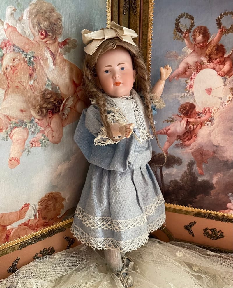 Antique German Dolls - Hearts Will Play