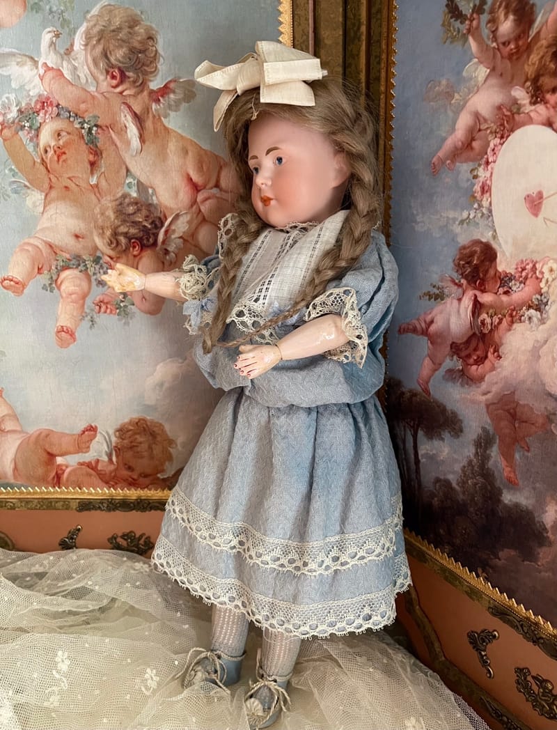 Antique German Dolls - Hearts Will Play