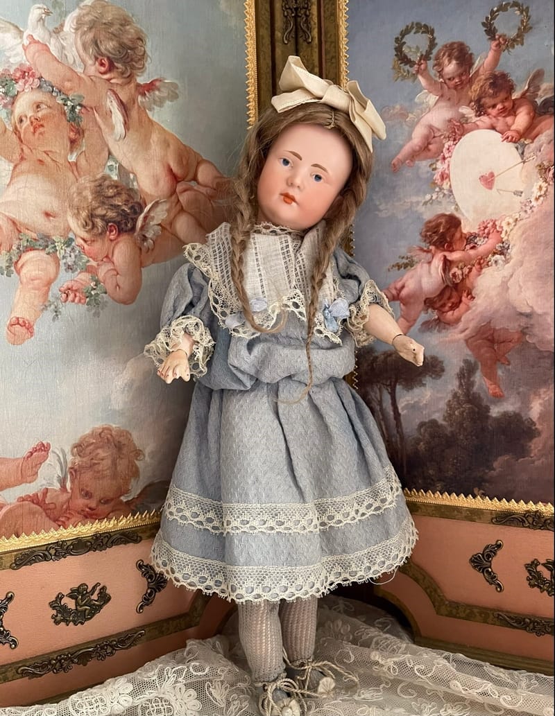Antique German Dolls - Hearts Will Play