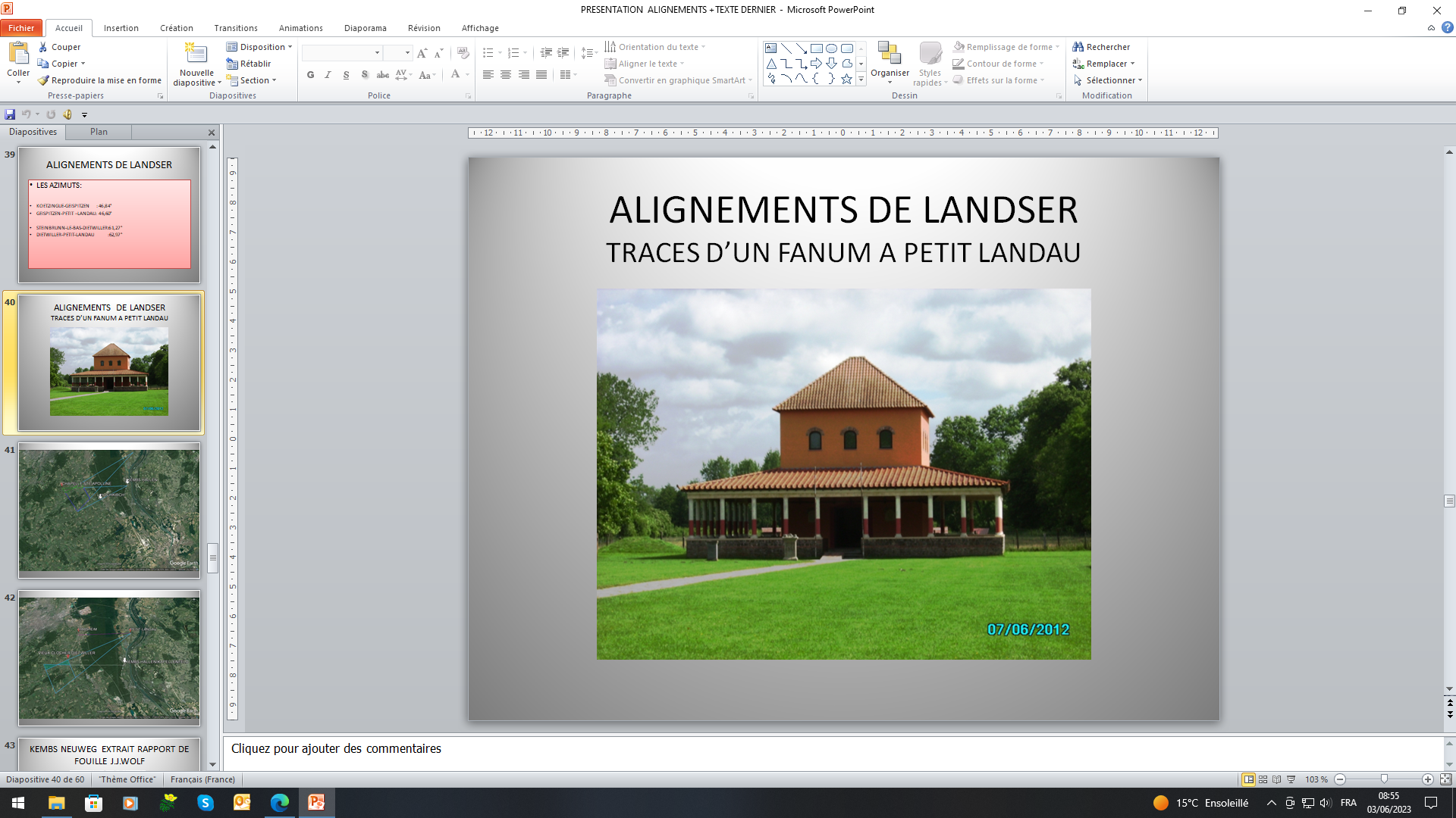 LES ALIGNEMENTS SUR CARTES ET DOCUMENTS - Landser en histoires